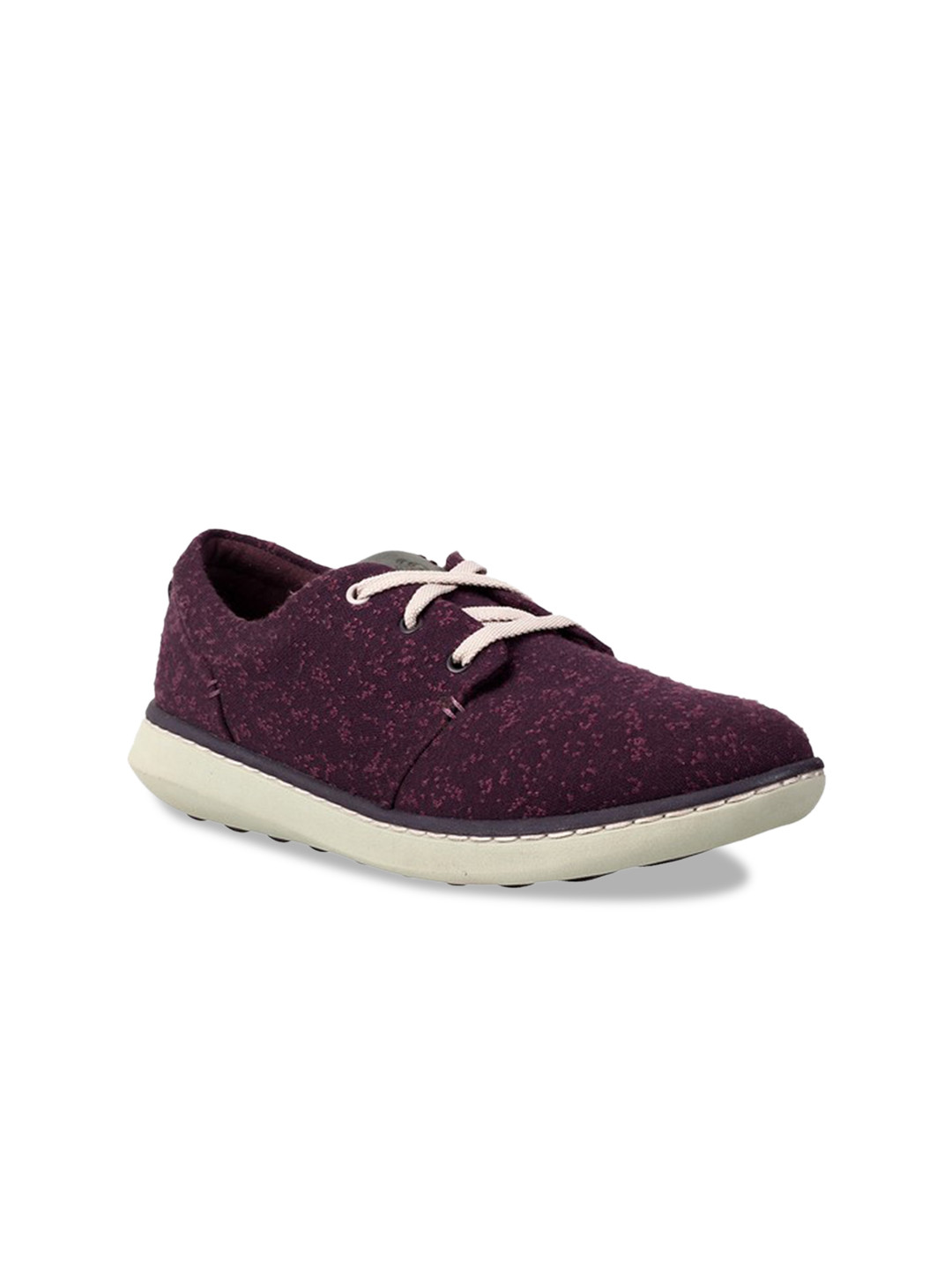 Buy Clarks Women Purple Sneakers - Casual Shoes for Women 9863405 | Myntra