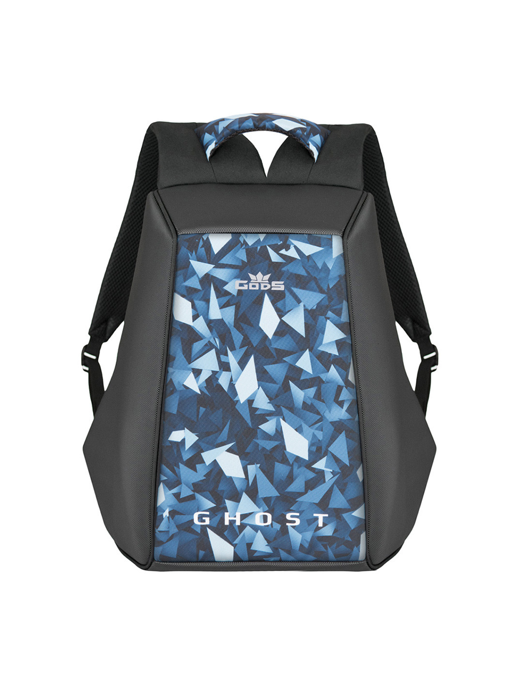 Buy GODS Unisex Black & Blue Ghost IceWalker Anti Theft Backpack ...