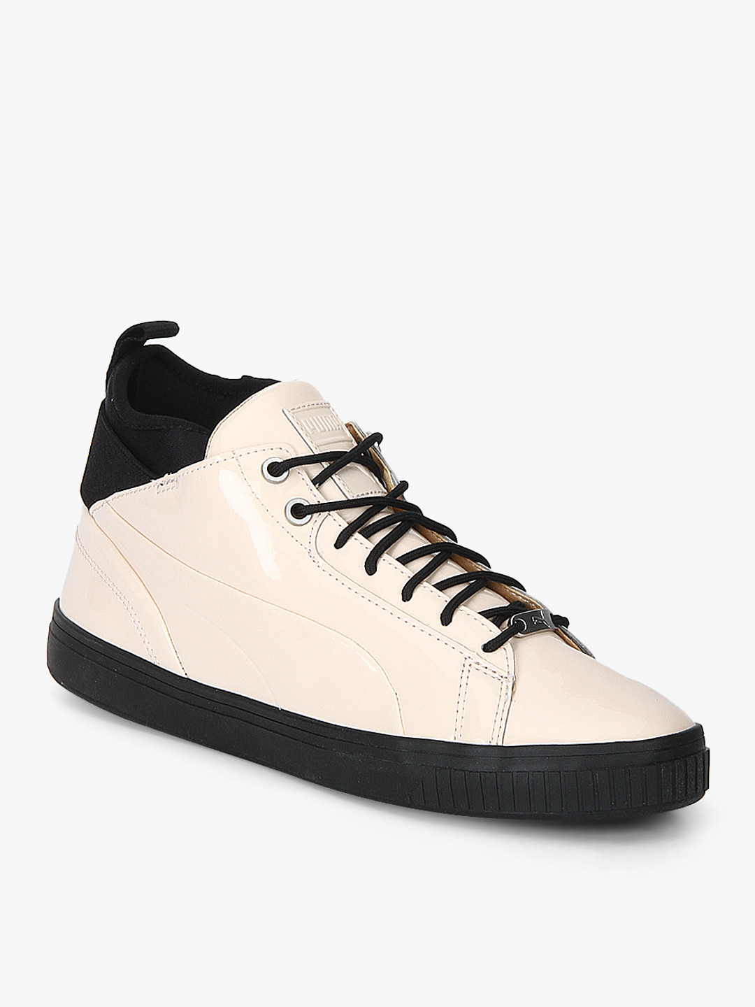 Buy Puma Men Cream Coloured Play Leather Sneakers - Casual Shoes for ...