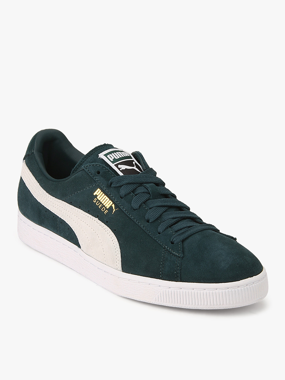 Buy Puma Men Suede Classic Green Casual Sneakers - Casual Shoes for Men ...
