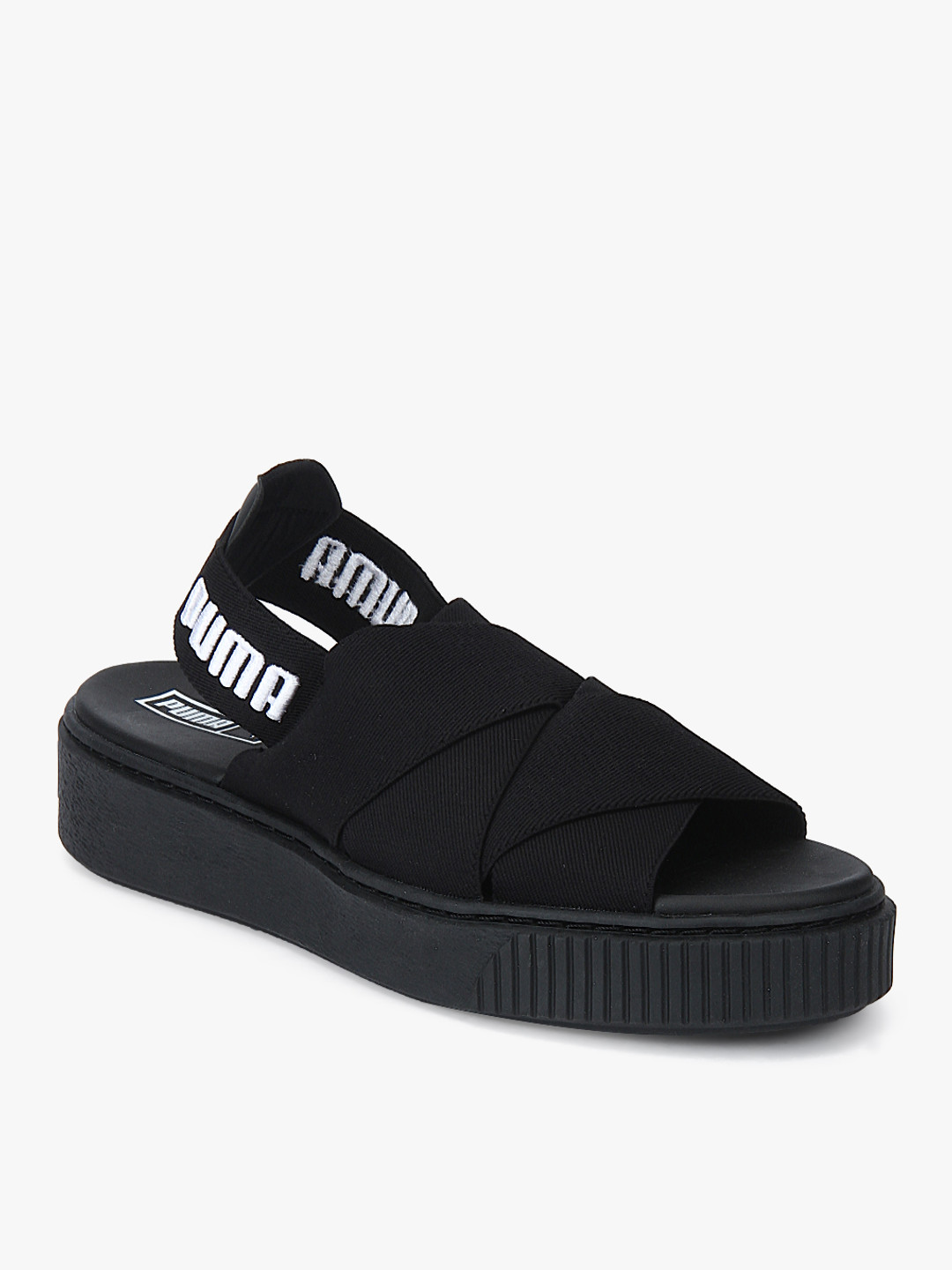 Buy Puma Platform Sandal Black Sneakers - Casual Shoes for Women ...