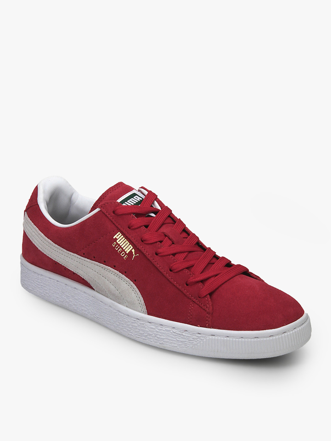 Buy Puma Unisex Suede Classic+ Red Casual Sneakers - Casual Shoes for ...