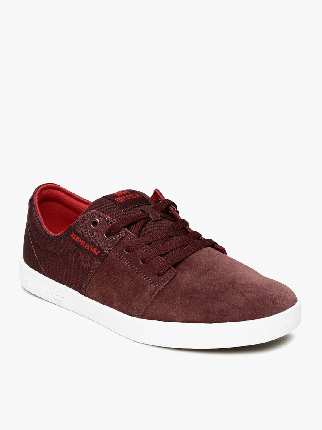 Buy Stacks Ii Maroon Sneakers - Casual Shoes for Men 7681840 | Myntra