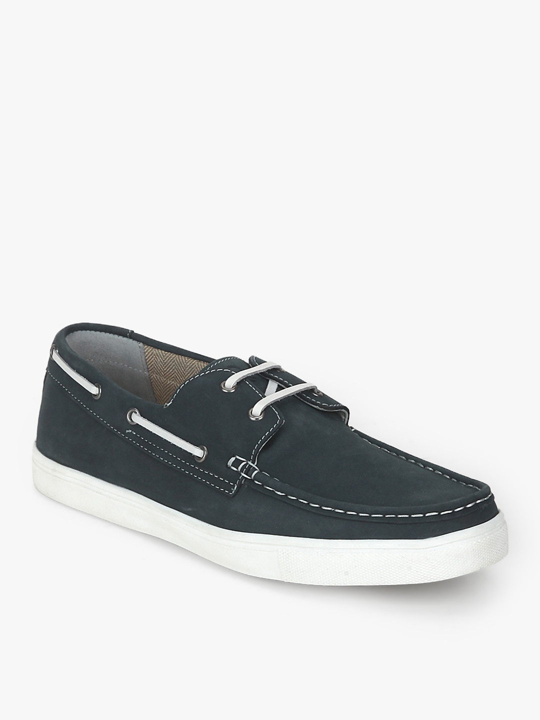 Buy Navy Blue Boat Shoes - Formal Shoes for Men 7681236 | Myntra