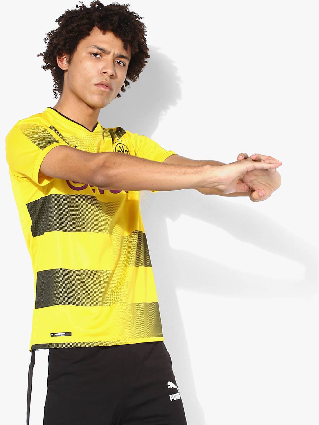 Buy Bvb Home Replica Yellow Football Sports Jersey - Tshirts for Men ...