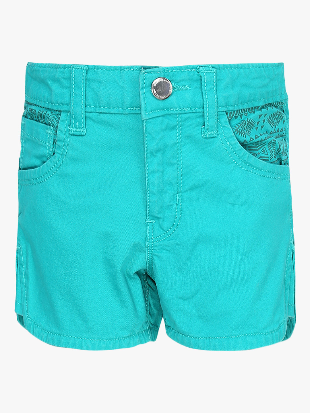 Buy Aqua Blue Shorts - Shorts for Girls 7684455 | Myntra