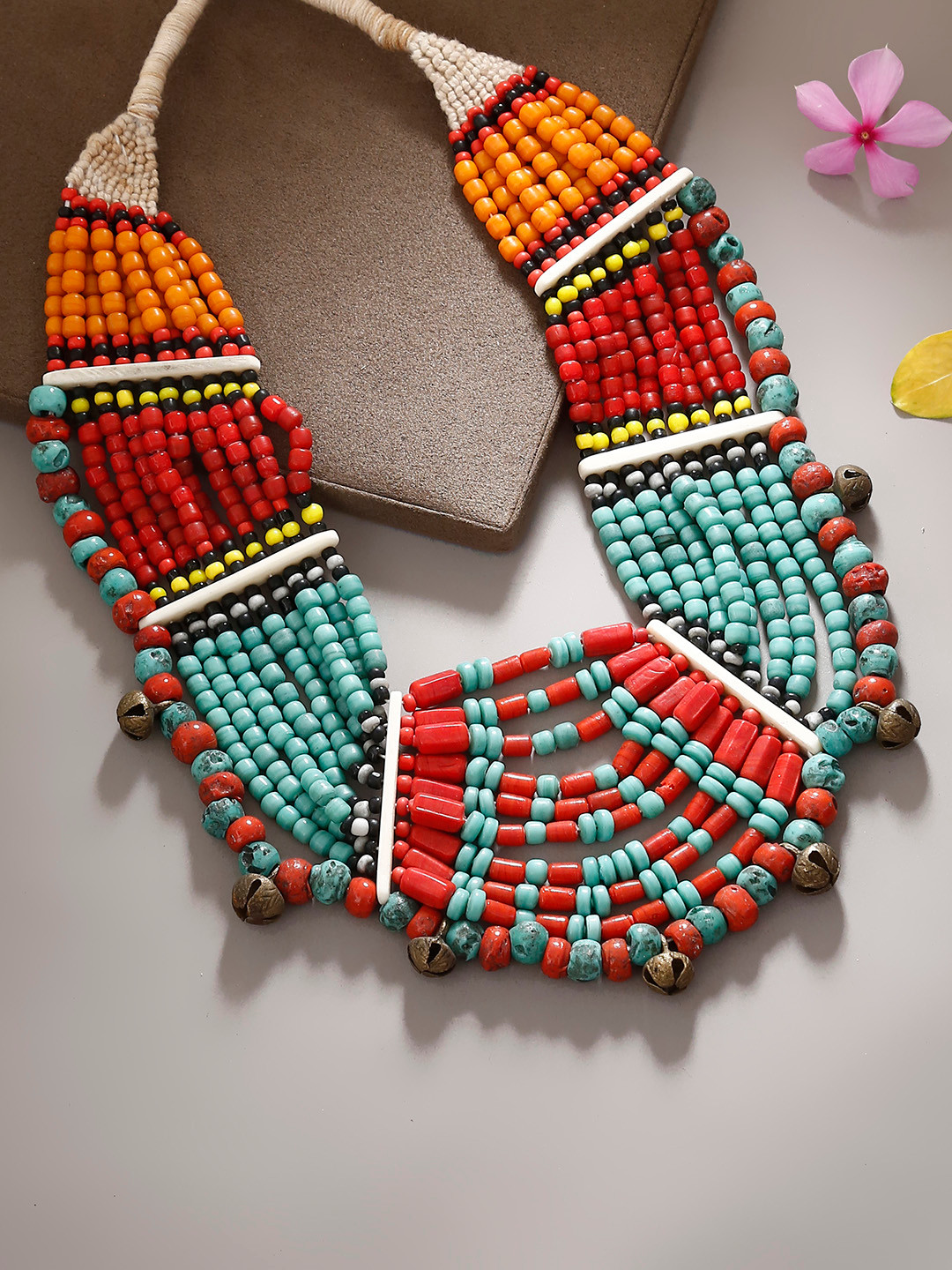 Buy Bamboo Tree Jewels Multicoloured Antique Chain - Necklace And ...