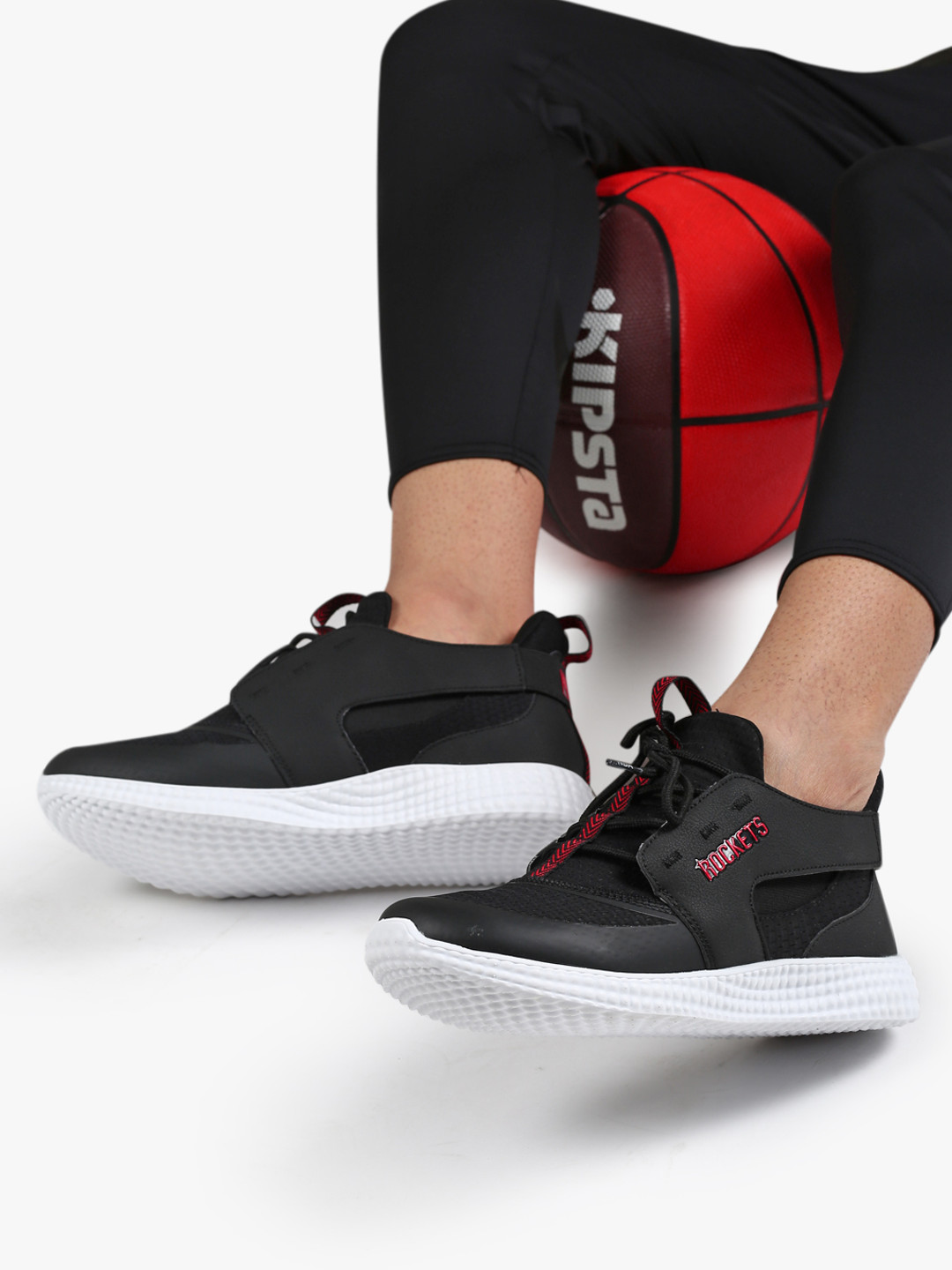 Buy Houston Rockets Black High Top Sneakers - Casual Shoes for Men ...