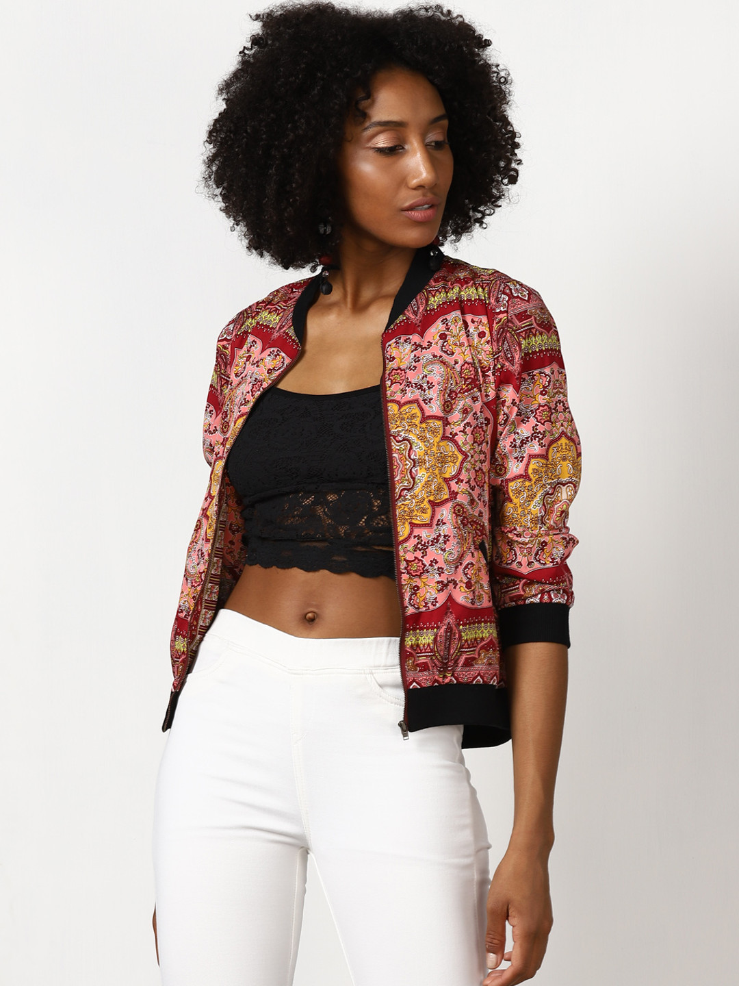 Buy Multi Coloured Summer Jacket - Jackets for Women 7898117 | Myntra