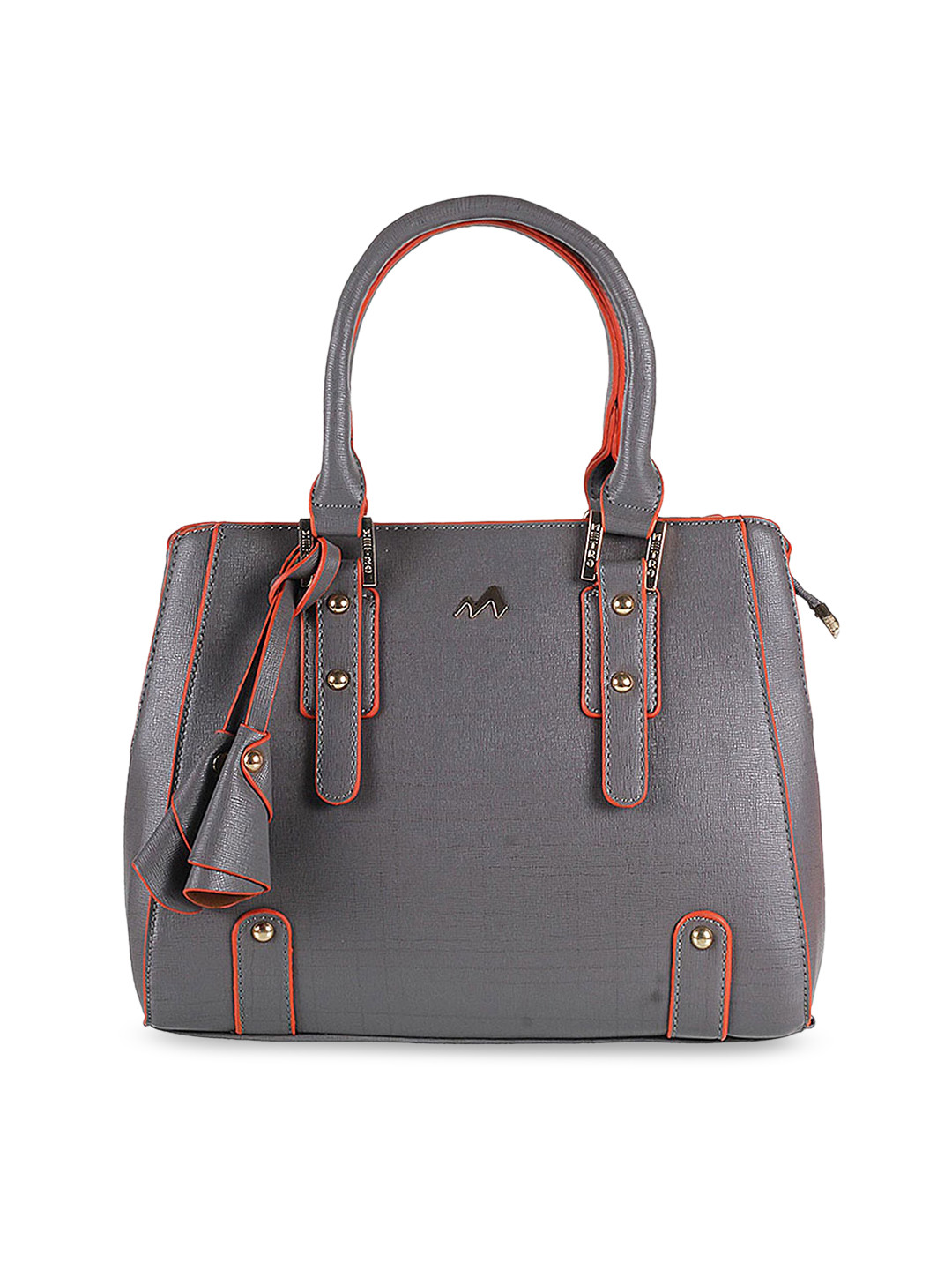 Buy Metro Grey Solid Handheld Bag - Handbags for Women 7867563 | Myntra