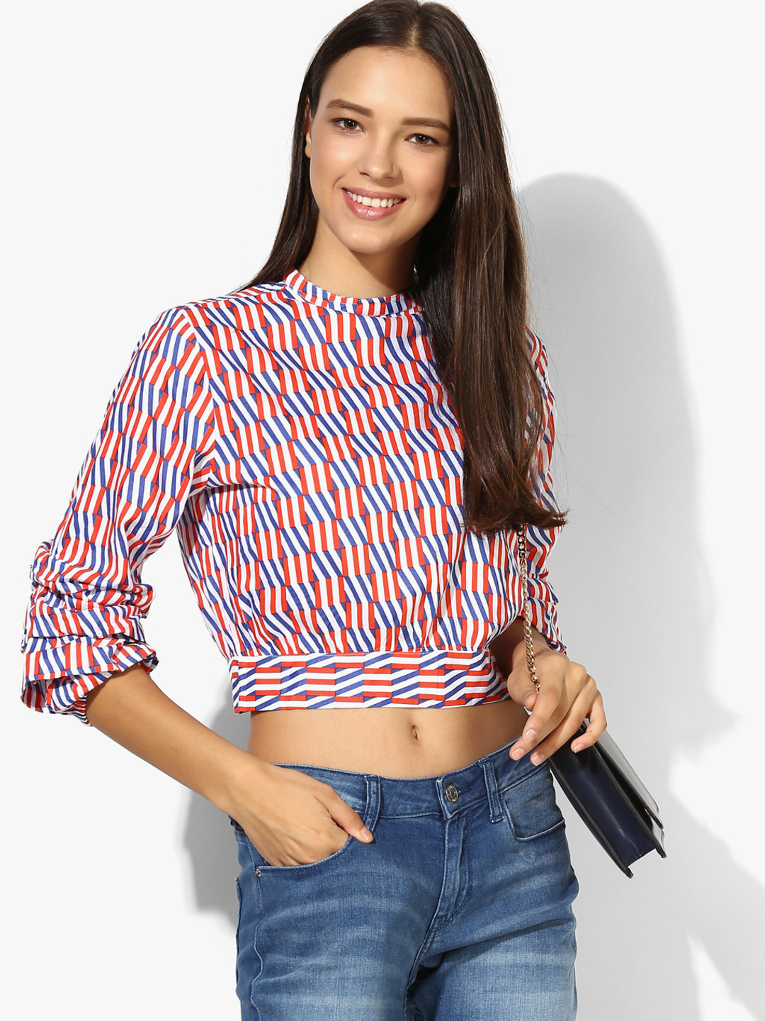 Buy Multicoloured Printed Crop Top - Tops for Women 7897929 | Myntra
