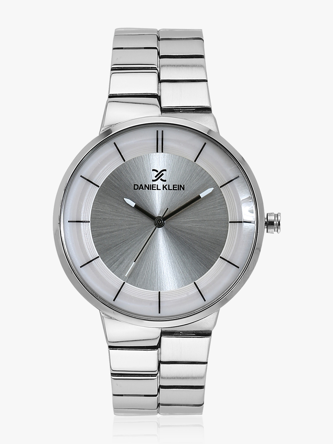 Buy Silver/Silver Analogue Watch - Watches for Men 7948001 | Myntra