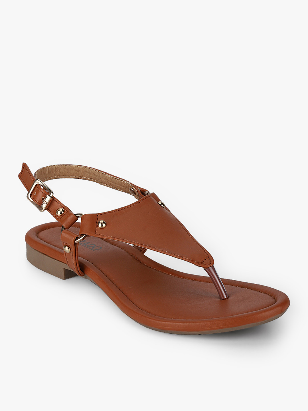 Buy Rust Sandals - Flats for Women 7976609 | Myntra