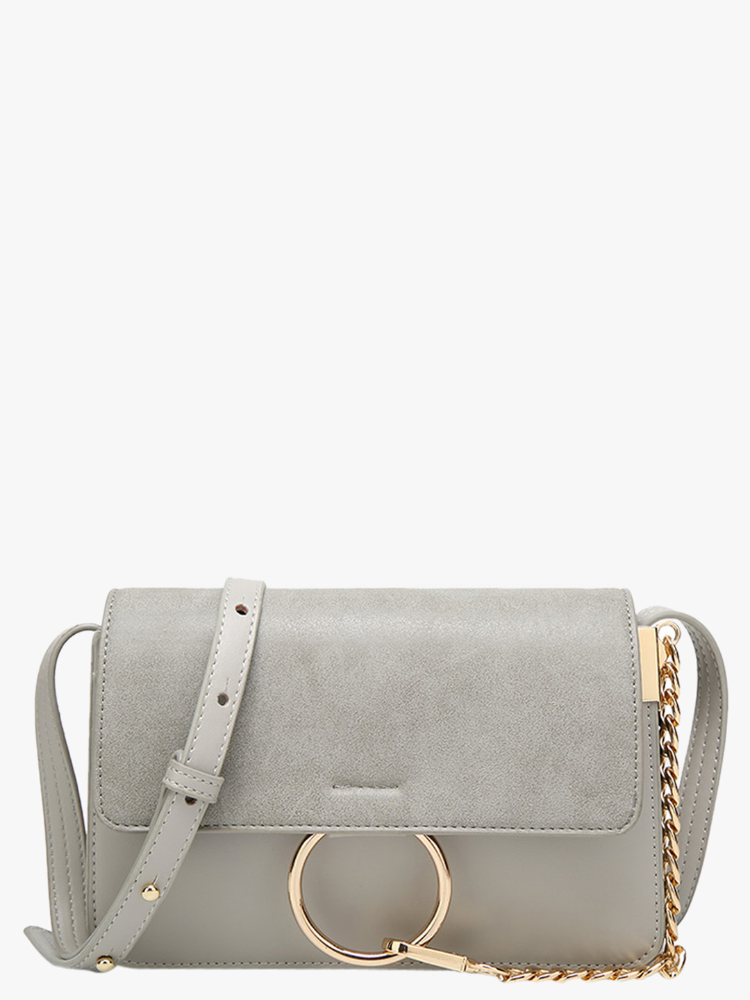 Buy JC Collection Grey Solid Sling Bag - Handbags for Women 7978685 ...