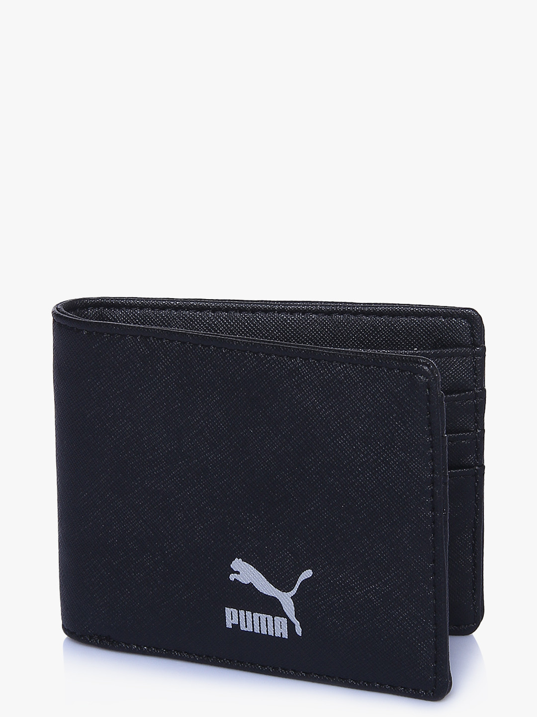 Buy Puma Men Black Solid Two Fold Wallet - Wallets for Men 7980503 | Myntra
