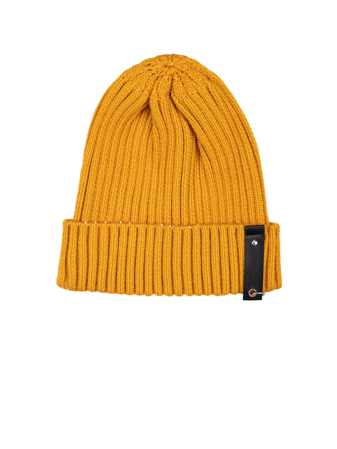 Buy NOISE Unisex Mustard Yellow Solid Beanie - Caps for Unisex 8179881 ...