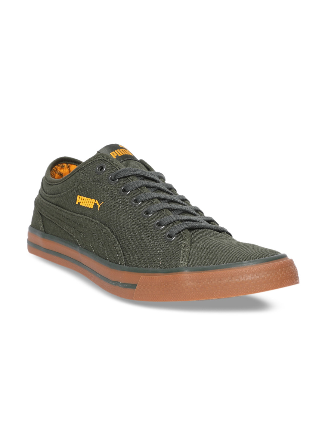 Buy Puma Unisex Olive Green Sneakers - Casual Shoes for Unisex 8196711 ...