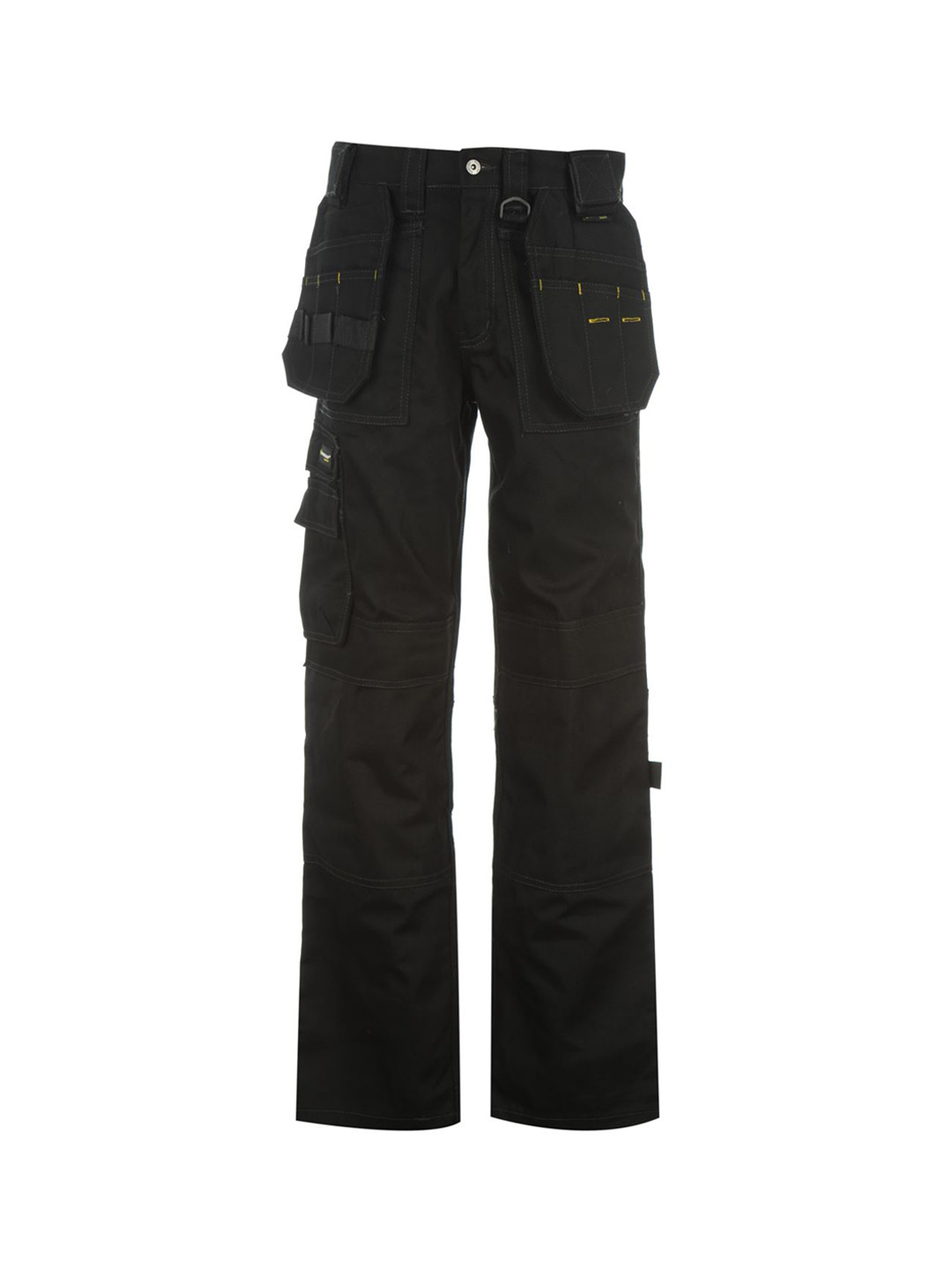 Buy Dunlop Men Black Regular Fit Solid Cargos - Trousers for Men ...