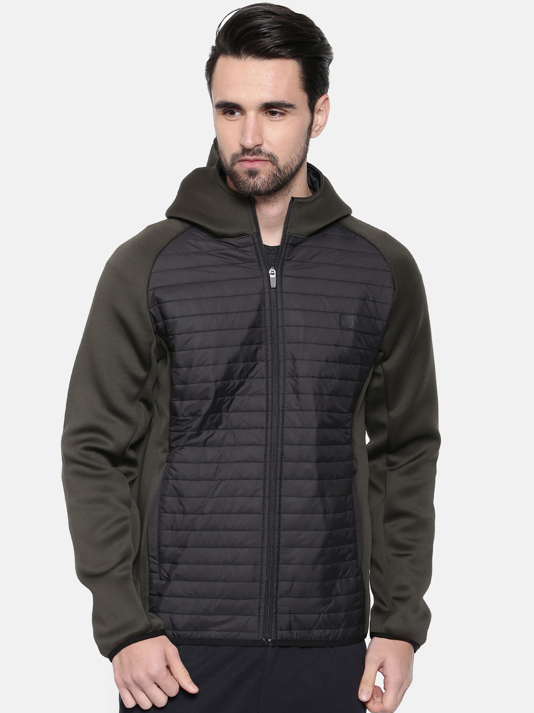 Buy Proline Men Black Solid Padded Jacket - Jackets for Men 8224001 ...