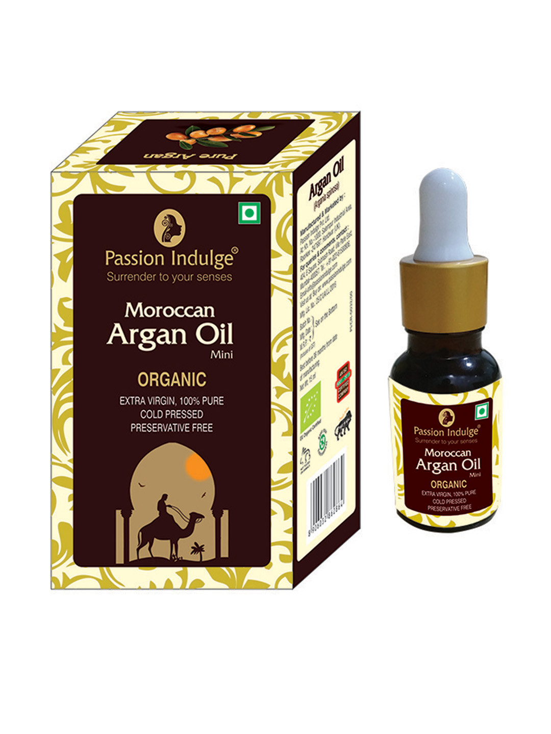 Buy Passion Indulge Unisex Argan Carrier Mini Hair Oil 15ml - Hair Oil ...