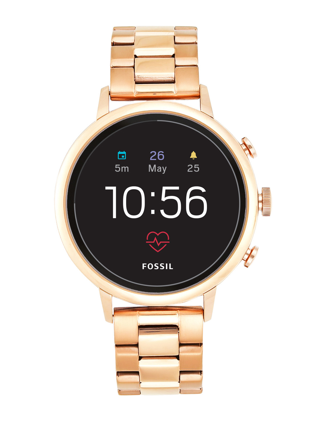 Buy Fossil Q Venture HR Rose Gold Smart Watch FTW6018 - Smart Watches ...