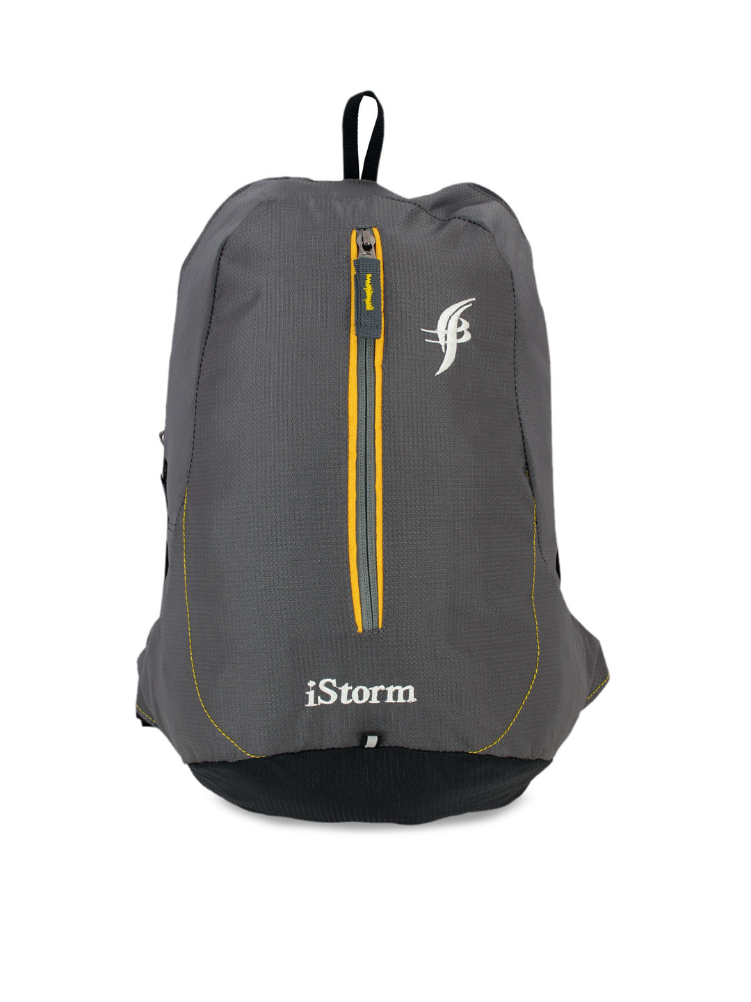 Buy IStorm Unisex Grey Brand Logo Backpack - Backpacks for Unisex ...