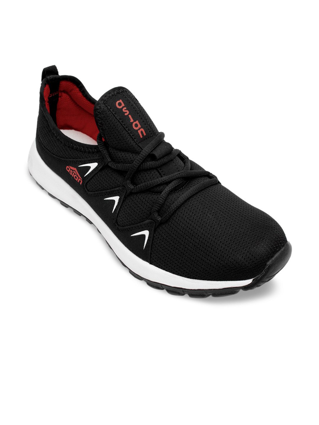 Buy ASIAN Men Black Running Shoes - Sports Shoes for Men 8083873 | Myntra