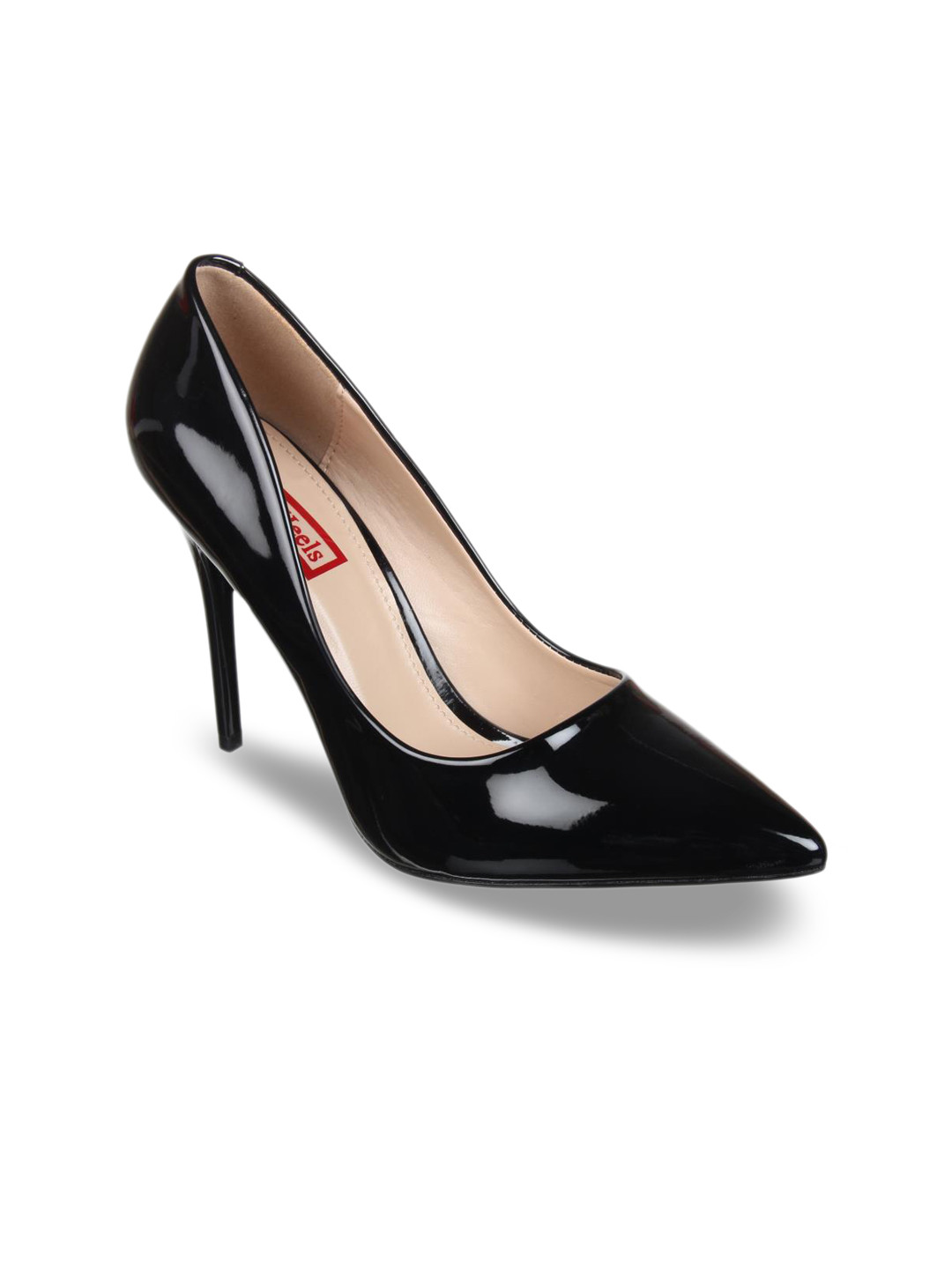 Buy Flat N Heels Women Black Solid Pumps - Heels for Women 8105855 | Myntra