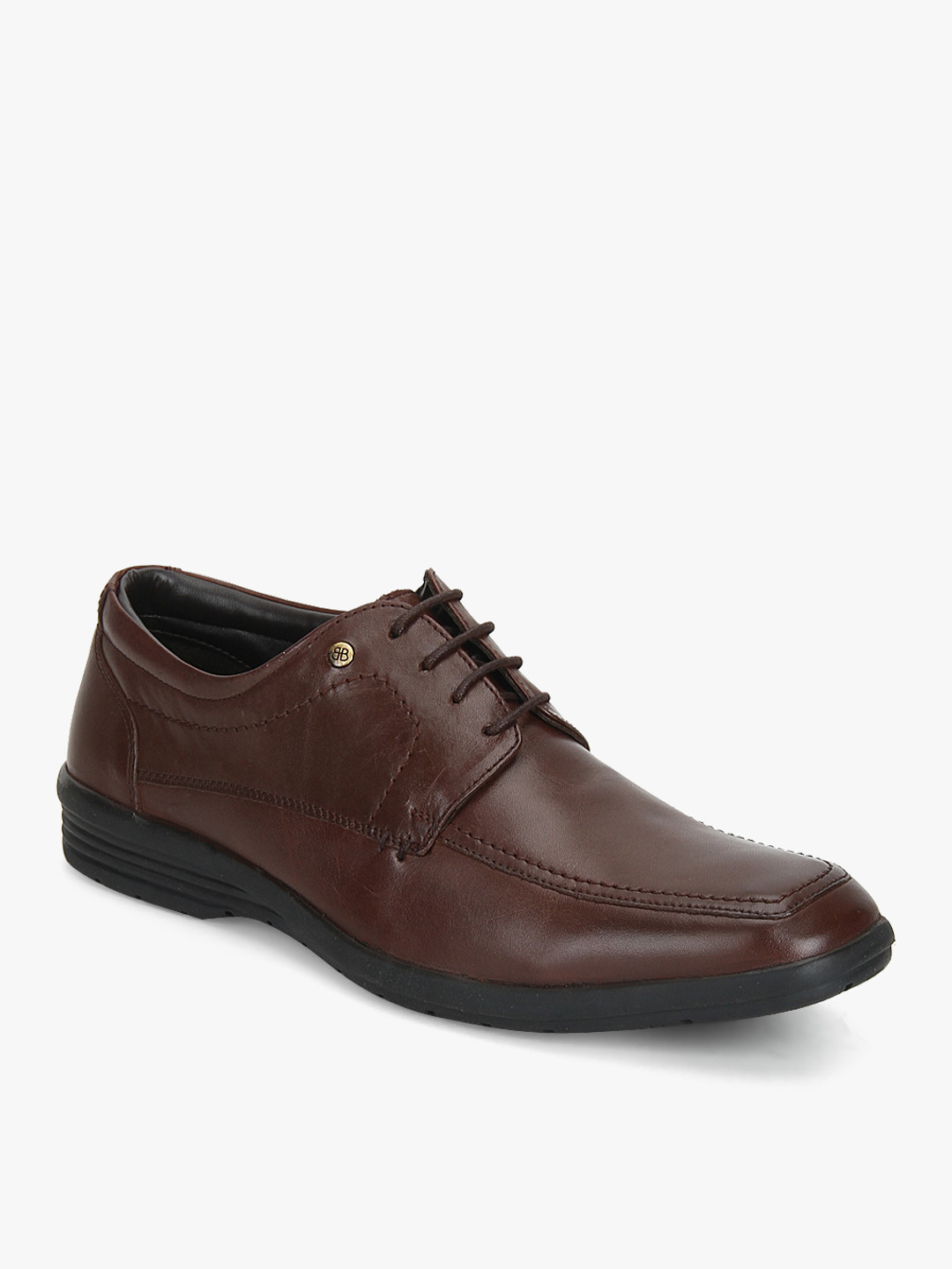 Buy Brown Derby Formal Shoes - Formal Shoes for Men 7441547 | Myntra