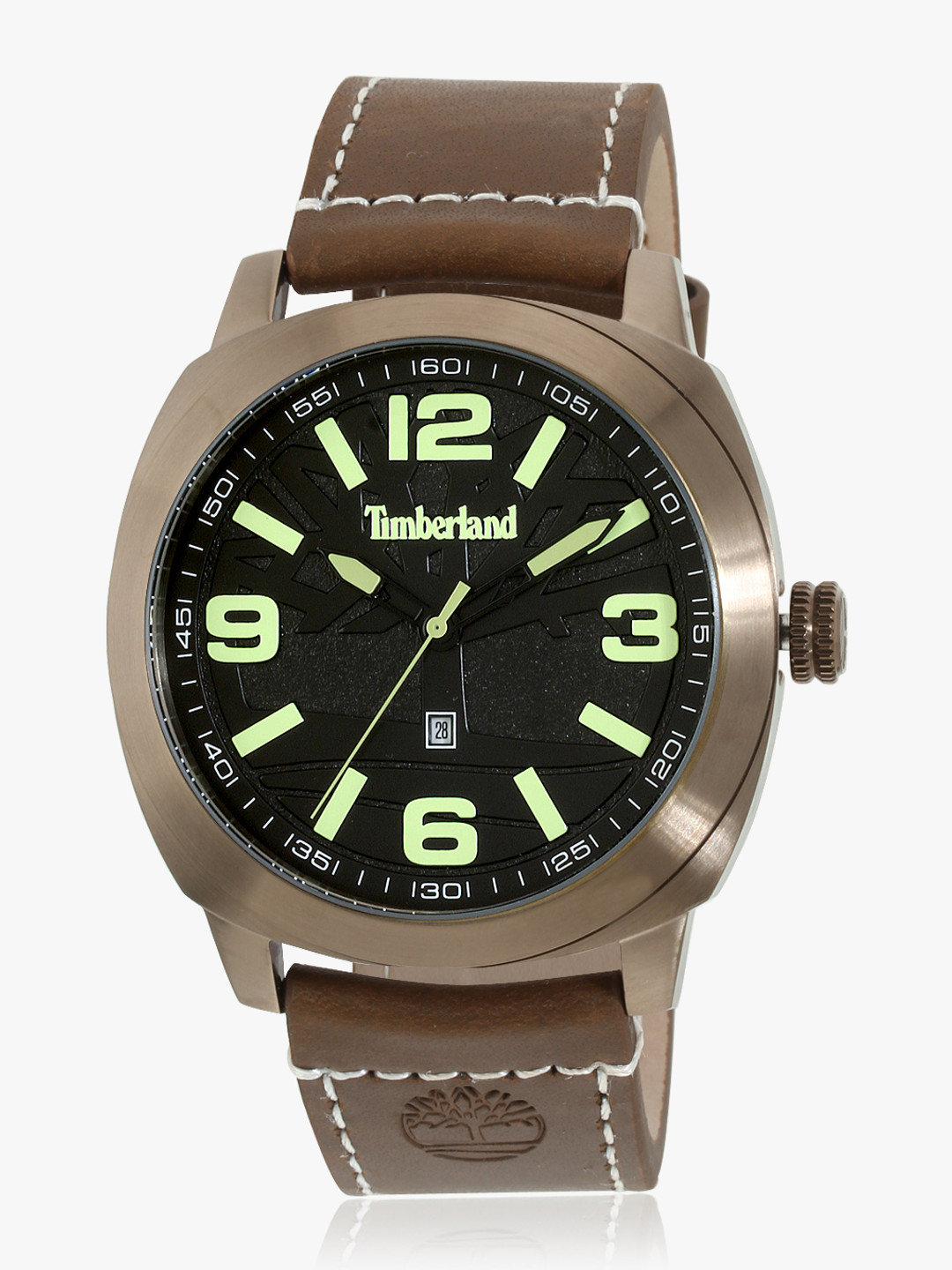 Buy Timberland Men Black Genuine Leather Analogue Watch TBL.15311JSK/02 ...