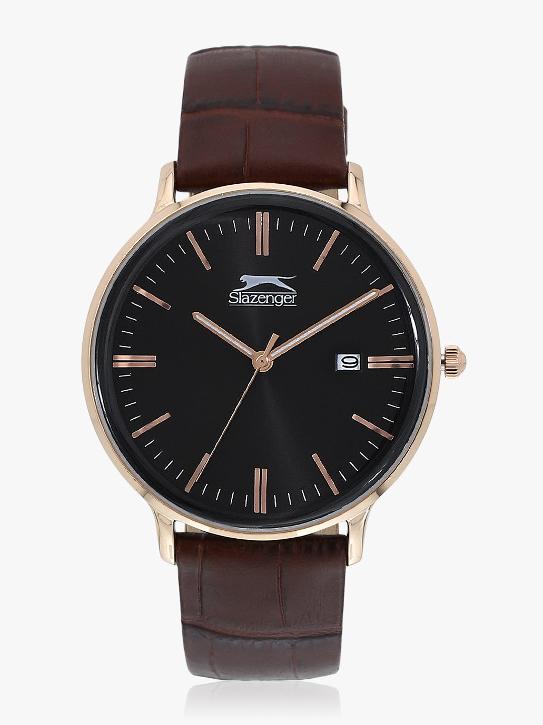 Buy Slazenger Men Black Analogue Watch SL.9.6088.1.02 - Watches for Men ...