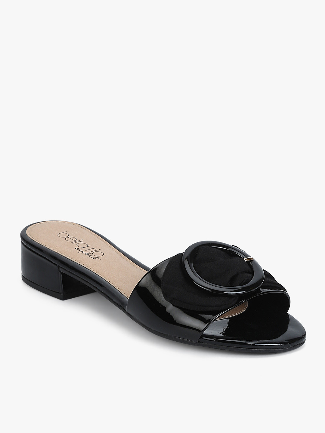 Buy BEIRA RIO Women Black Solid Sandals - Heels for Women 8542209 | Myntra