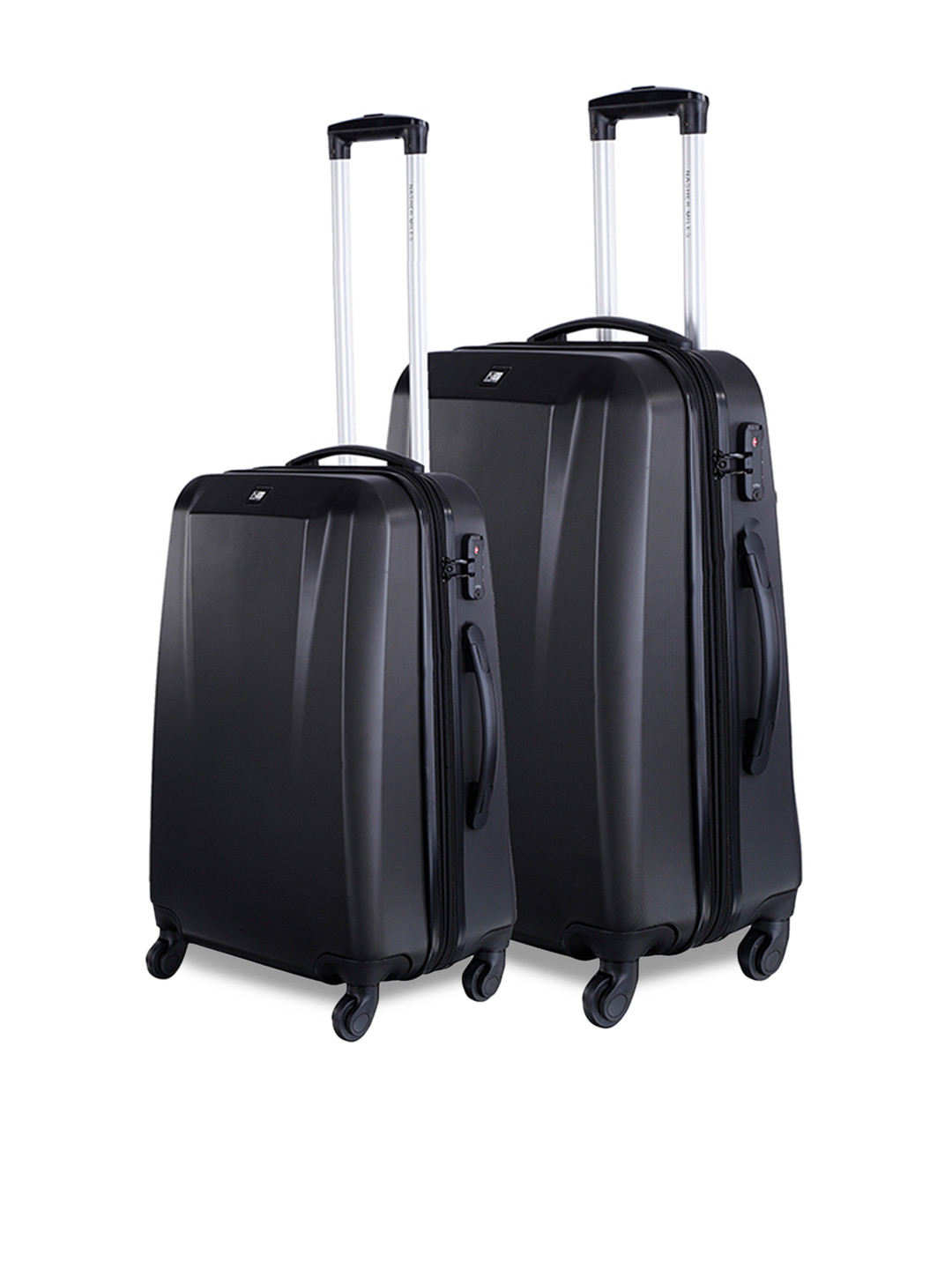 Buy Nasher Miles Set Of 2 Canberra Hard Sided Trolley Bags 55 Cm & 65 ...