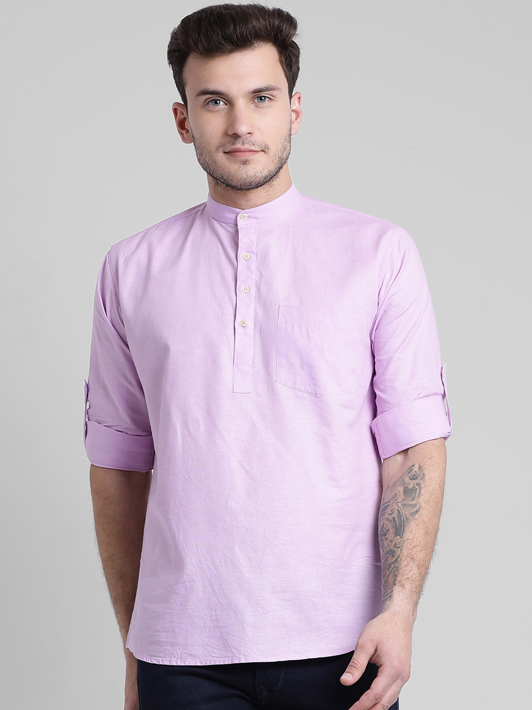 Buy Being Fab Men Lavender Regular Fit Solid Casual Shirt - Shirts for ... Buy Being Fab Men Lavender Regular Fit Solid Casual Shirt - Shirts for ...