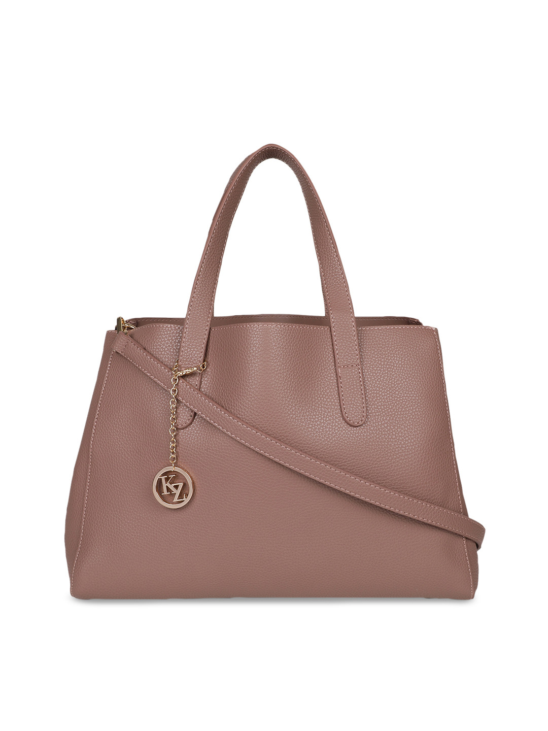 Buy Kazo Mauve Solid Tote Bag - Handbags for Women 8570103 | Myntra