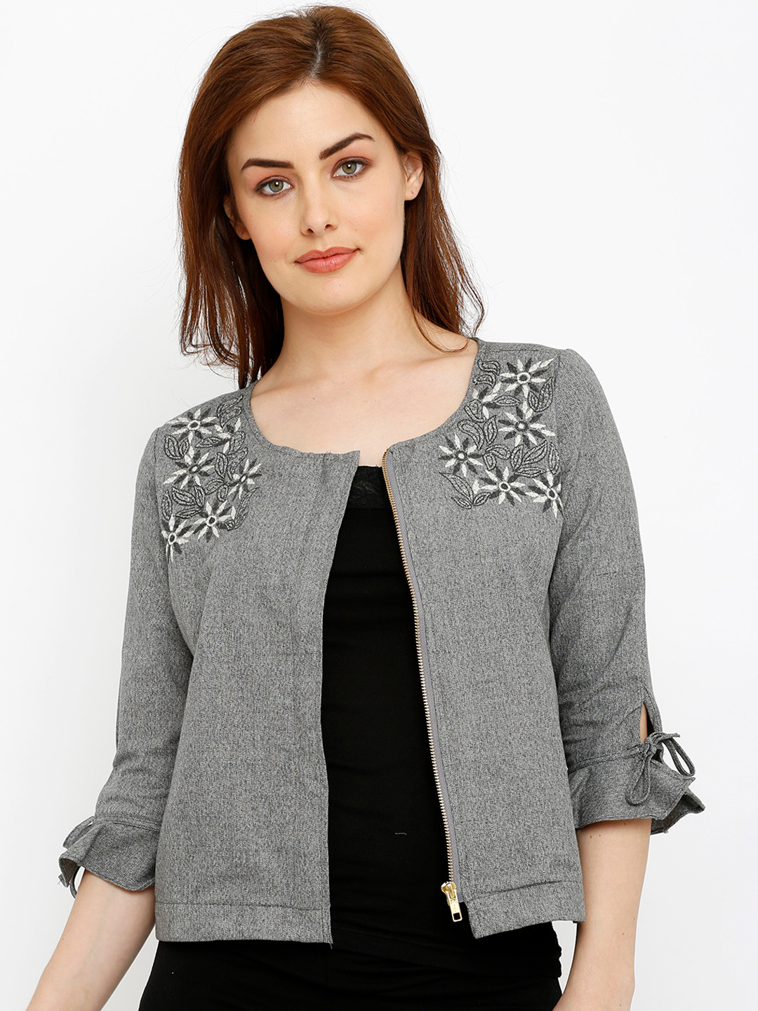 Buy Printed Top - Jackets for Women 8676815 | Myntra