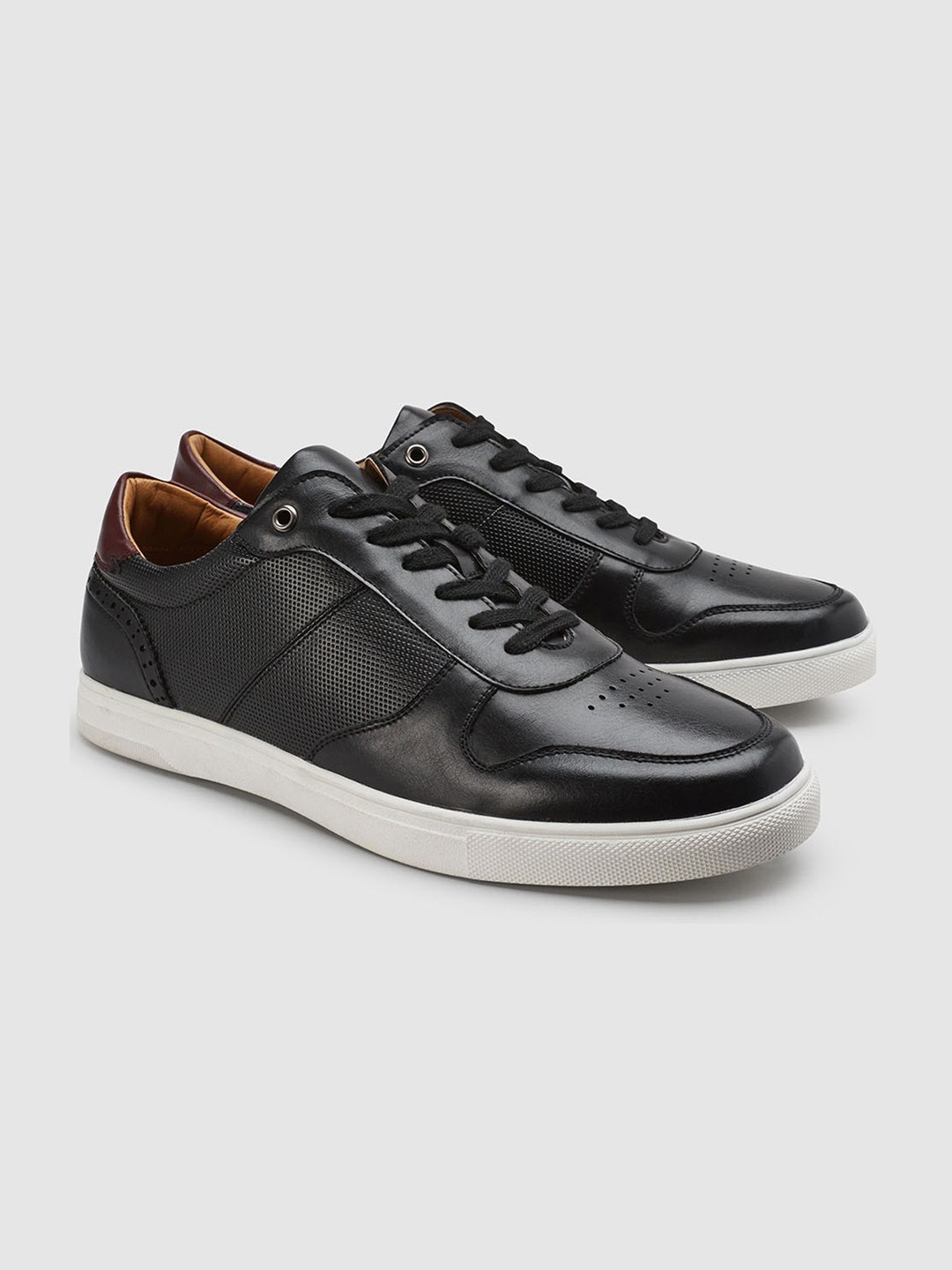 Buy Next Men Black Sneakers - Casual Shoes for Men 8432919 | Myntra