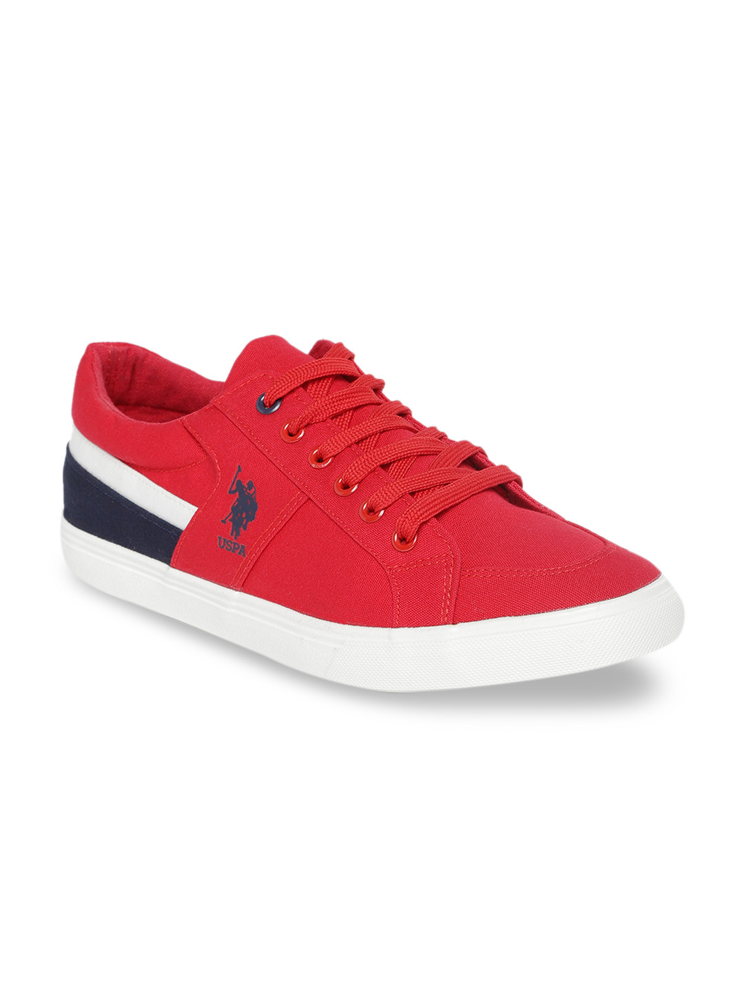 Buy U.S. Polo Assn. Men Red Sneakers - Casual Shoes for Men 10790156 ...