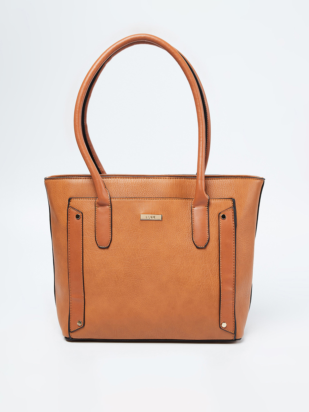 Buy CODE By Lifestyle Women Tan Brown Solid Shoulder Bag - Handbags for ...