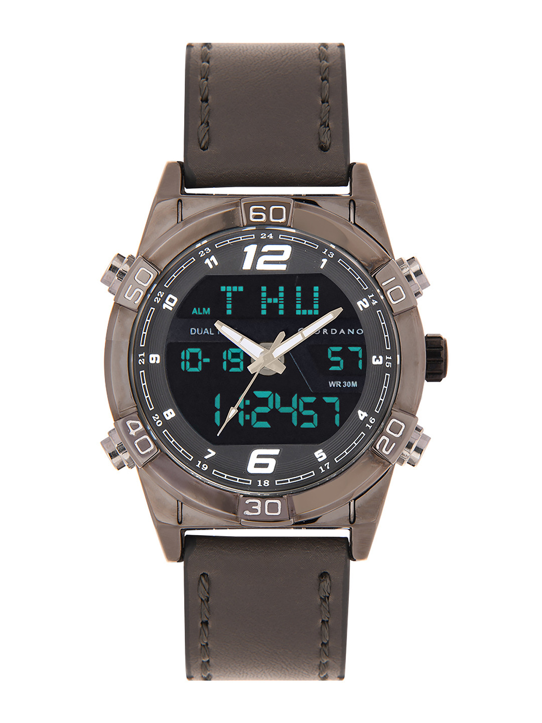 Buy GIORDANO Men Grey Analogue And Digital Watch C1179 - Watches for ...