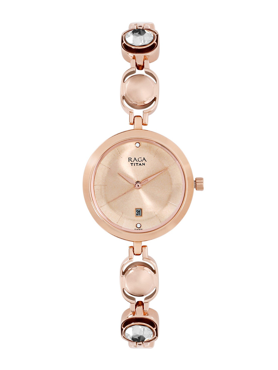 Buy Titan Raga Viva Women Rose Gold Analogue Watch NL2606WM02 - Watches ...