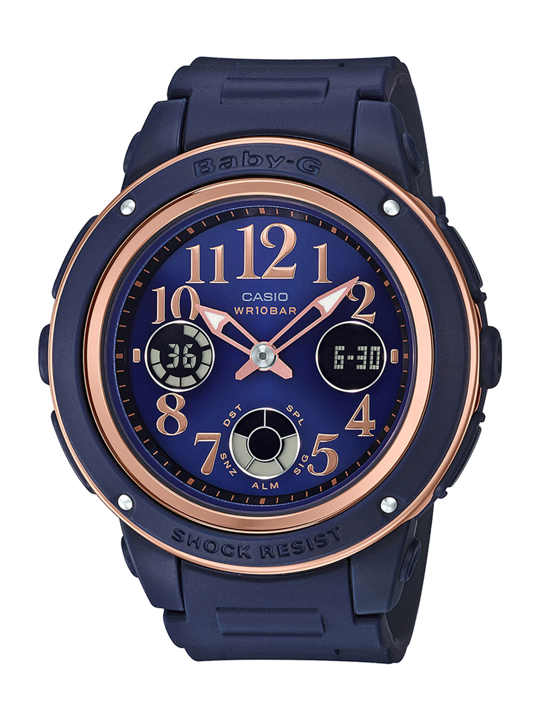 Buy Casio Baby G Women Blue Analogue And Digital Watch BX137 BGA 150PG ...