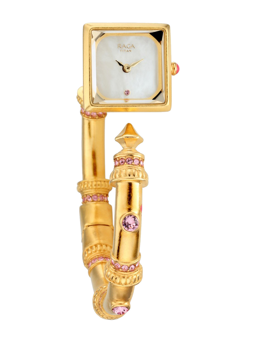 Buy Titan Women Off White Analogue Watch 95089YM01 - Watches for Women ...