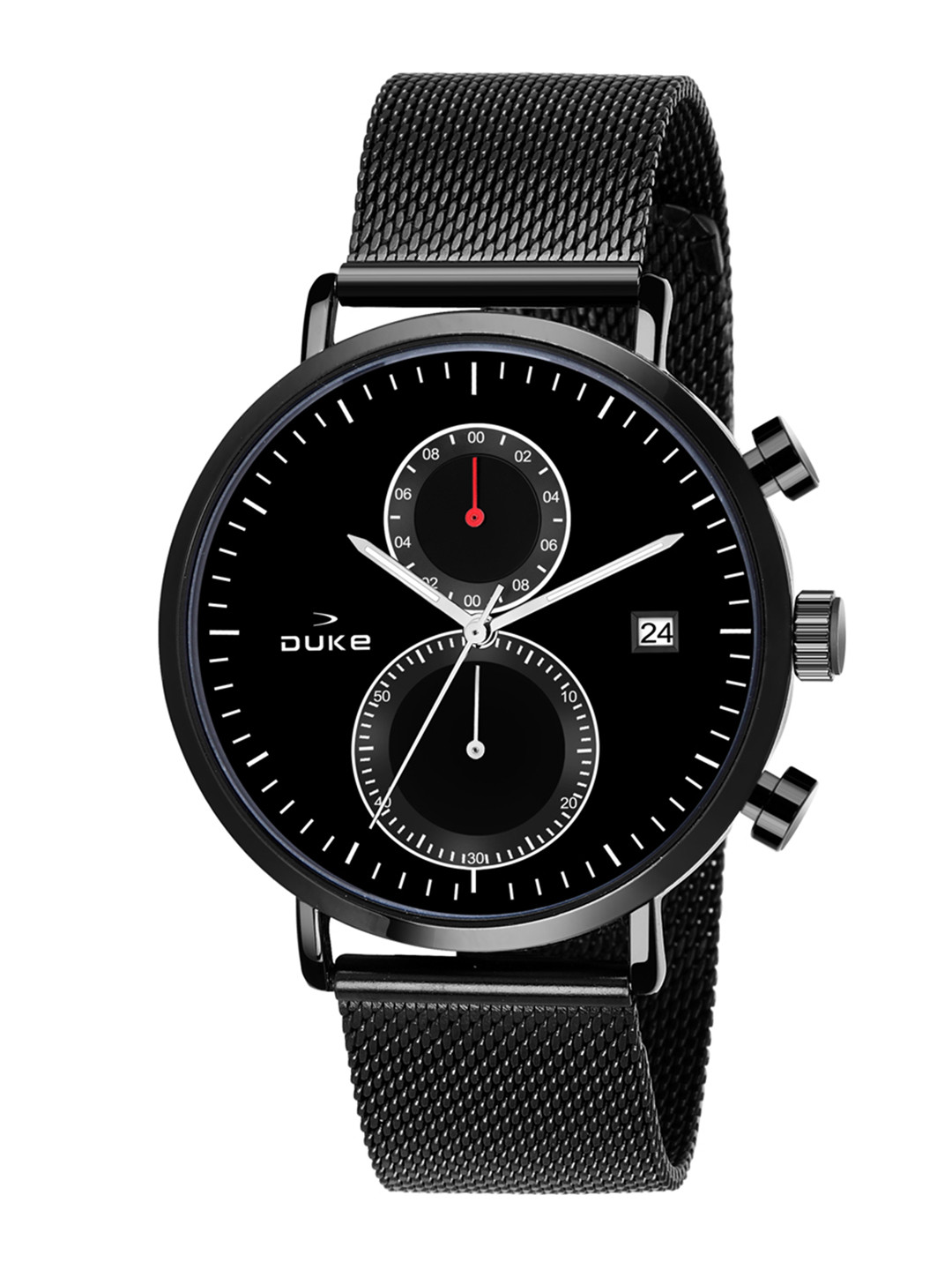 Buy Duke Men Black Analogue Chronograph Watch DK4014CRM02C - Watches ...