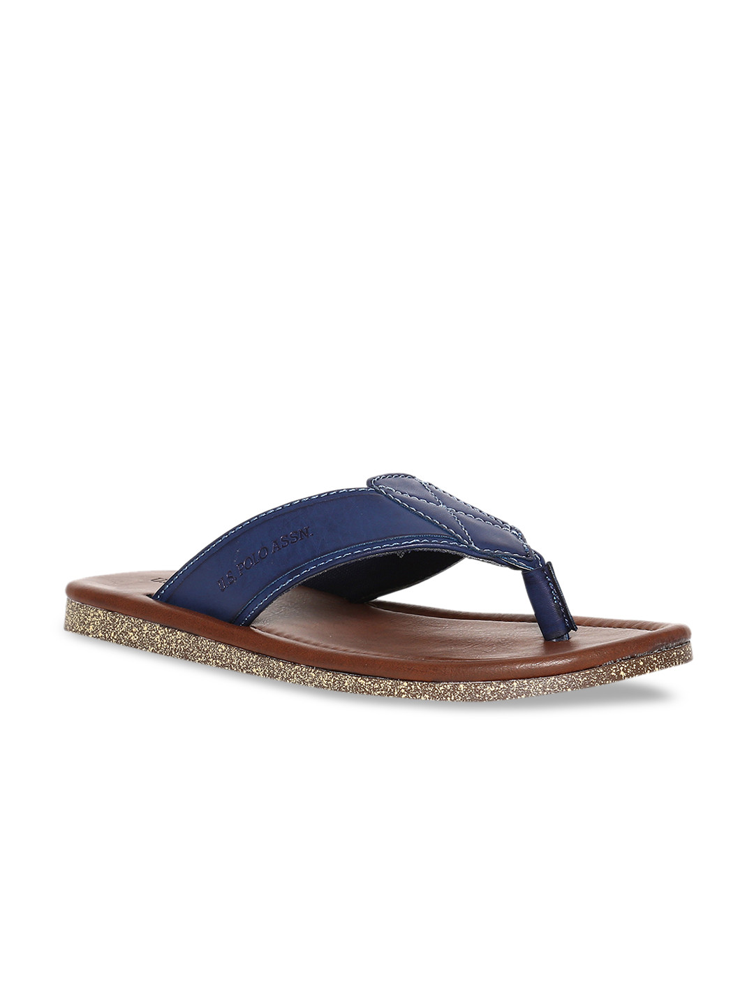 Buy U.S. Polo Assn. Men Blue Sandals - Sandals for Men 10892656 | Myntra