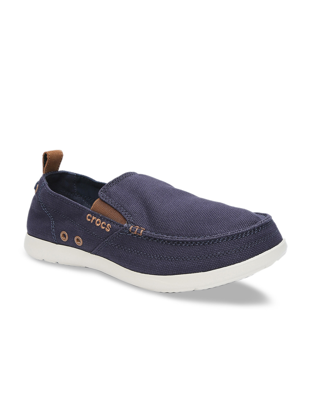 Buy Crocs Walu Men Navy Blue Loafers - Casual Shoes for Men 10898212 ...