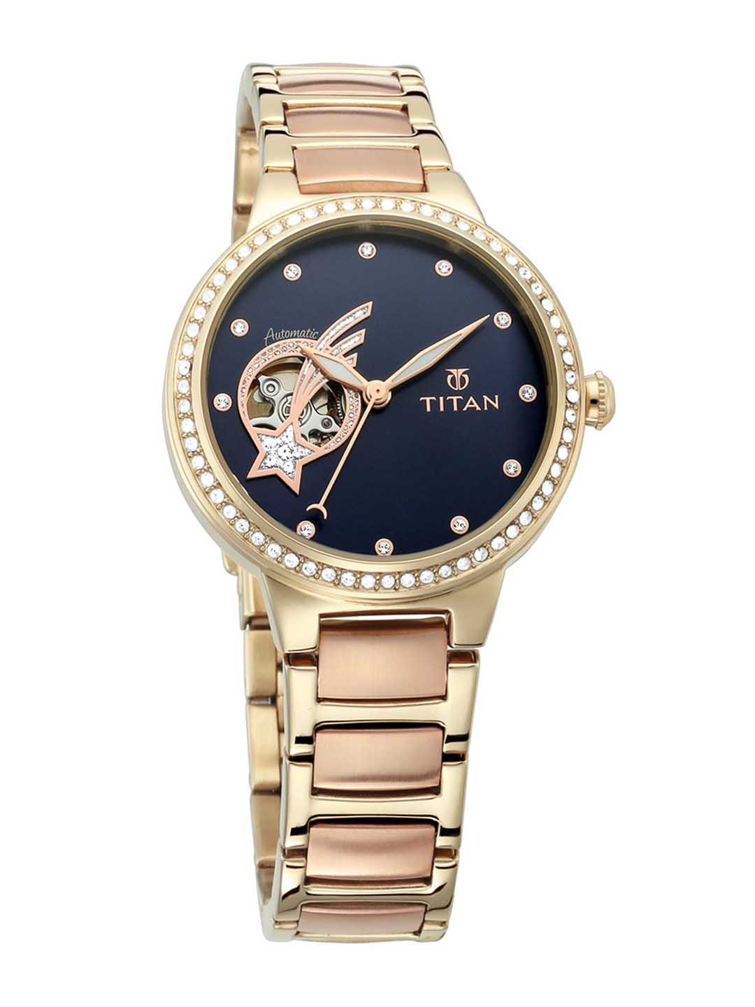 Buy Titan Women Black Analogue Watch NK95084KM01 - Watches for Women ...