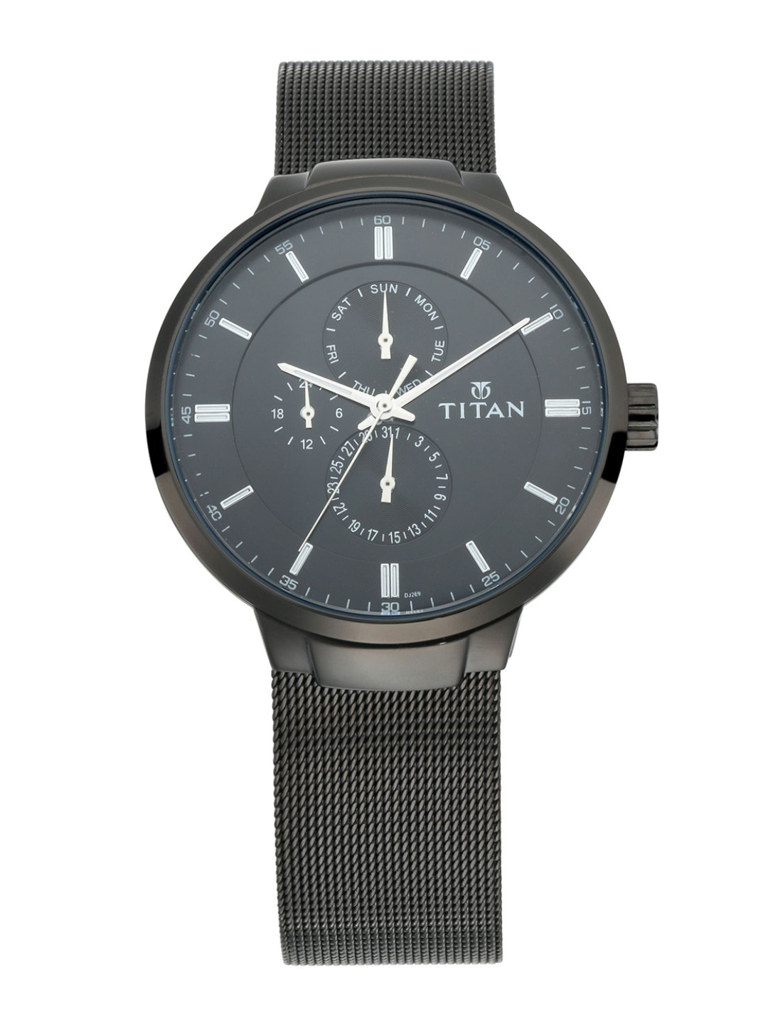 Buy Titan Men Black Analogue Watch 90093NM01 - Watches for Men 10909596 ...