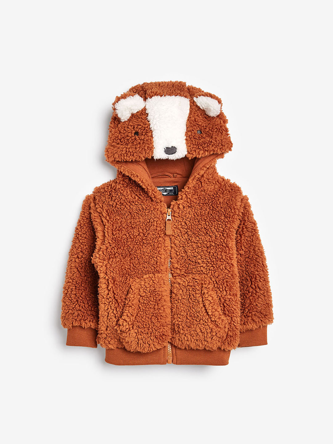 Buy Next Boys Rust Orange Solid Hooded Sweatshirt - Sweatshirts for ...