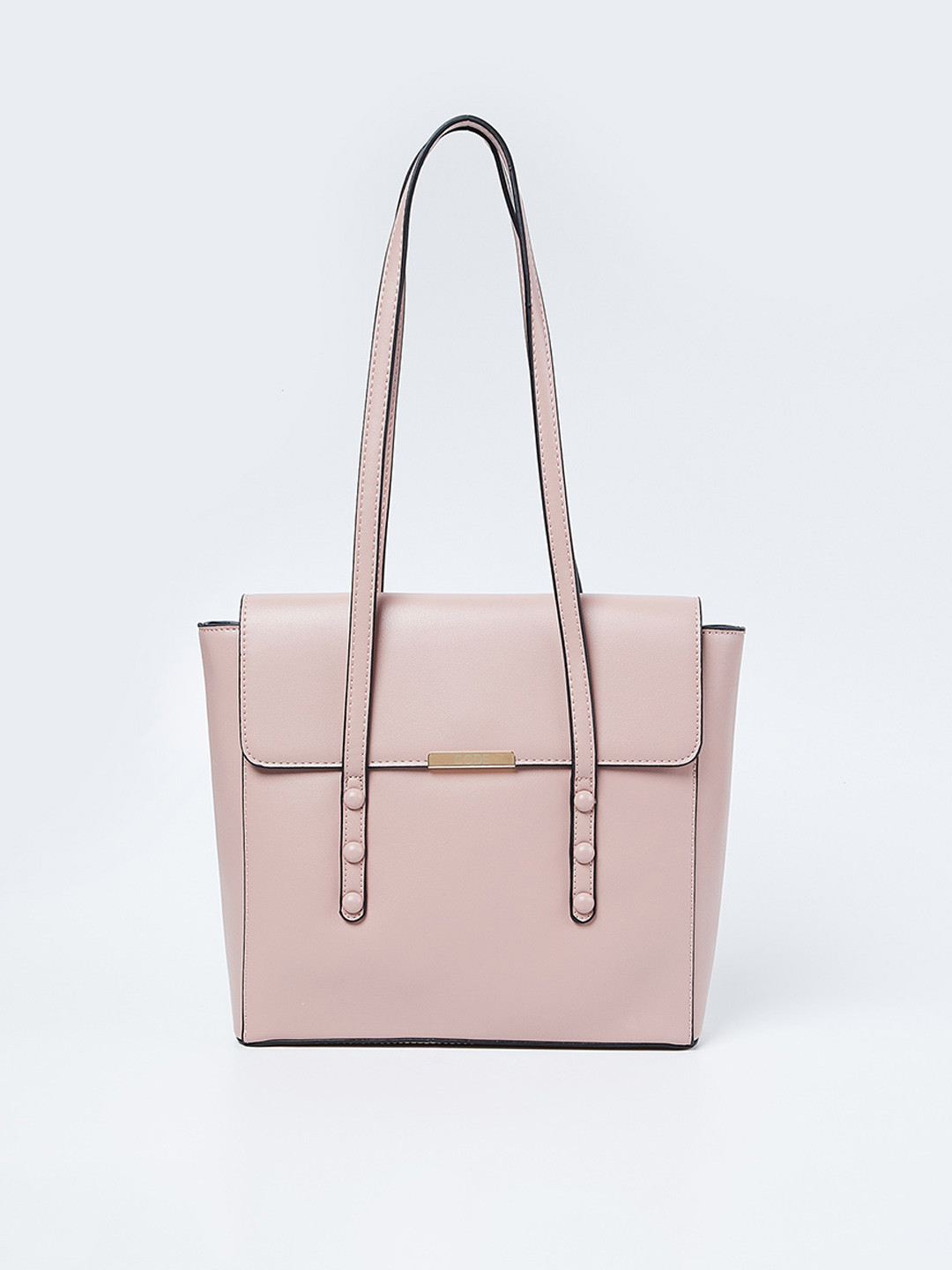 Buy CODE By Lifestyle Pink Solid Shoulder Bag - Handbags for Women ...